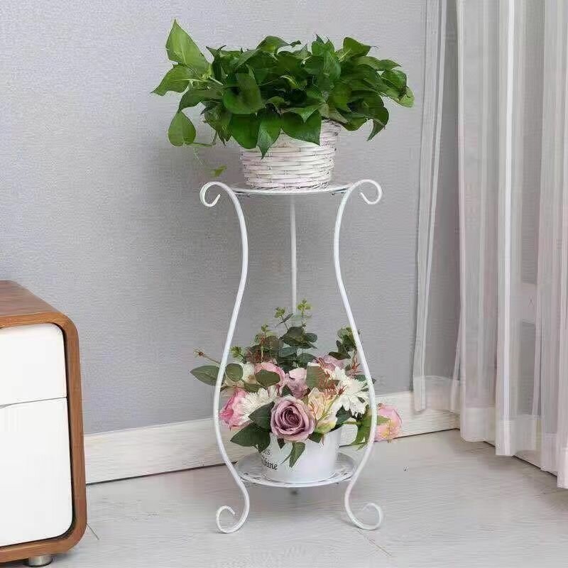 Подставка для цветов из железа, утолщенная, многослойная, для гостиной, балкона, напольная, с толстыми ножками, для комнатных растений, подвесная подставка для орхидей, домашнего использования