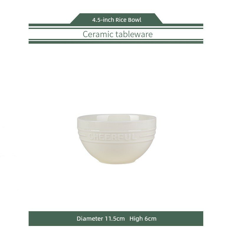 Трюфельный белый набор посуды для одного продукта, бытовая высококачественная китайская посуда, миски и тарелки,