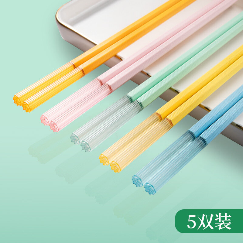 Yousheng Meidi Двойные десять обменных палочек для еды Бытовые Макарон Обеденные палочки для еды Один человек Одна