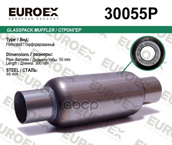 Стронгер нерж. перфорированный EUROEX арт. 30055P