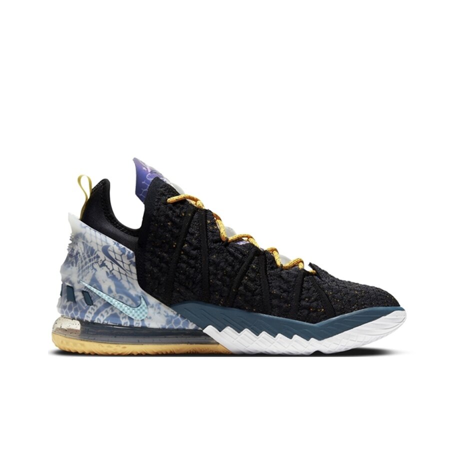 Кроссовки NIKE Lebron 18, размер EU 44 стопа (28CM), черный — фото 1