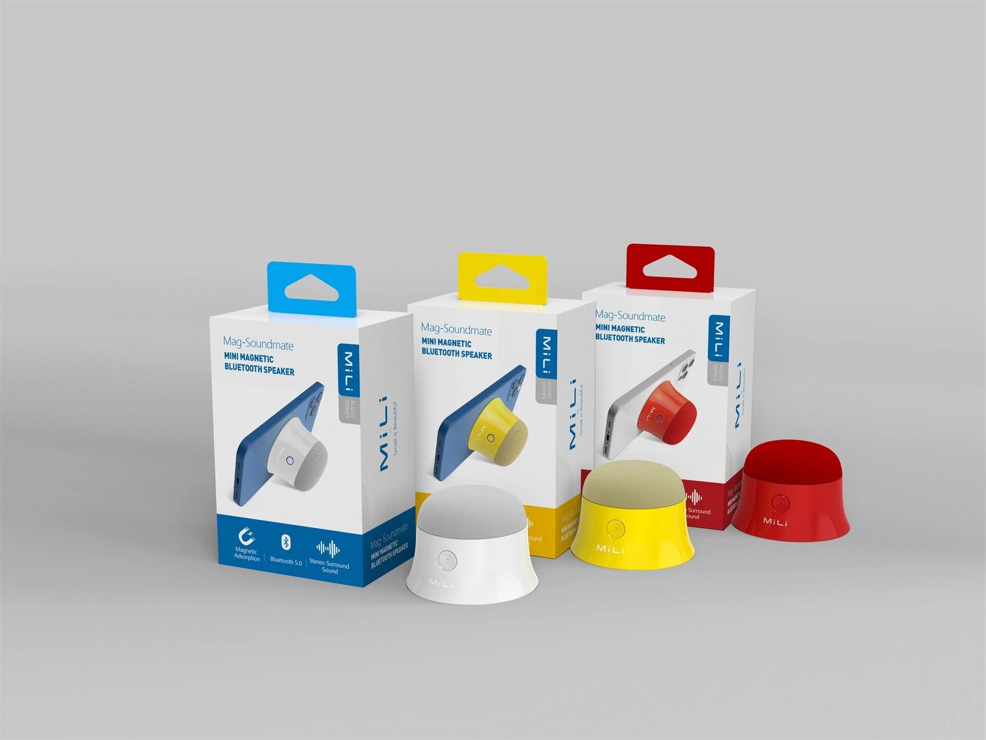 Мини-колонка MiLi I, портативная Bluetooth-колонка с магнитом, мини-колонка для улицы, портативная маленькая колонка