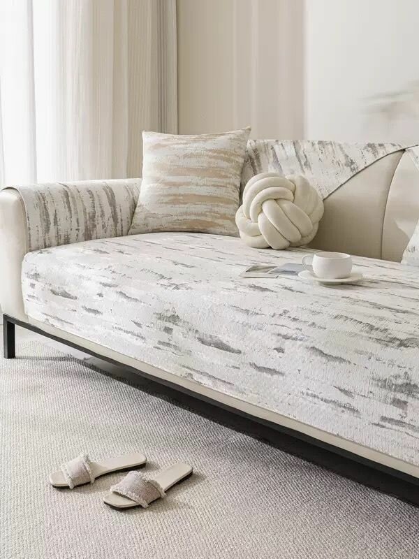 Дивандек накидка 90х300 см покрывало на диван кресло (90х300 /серый)