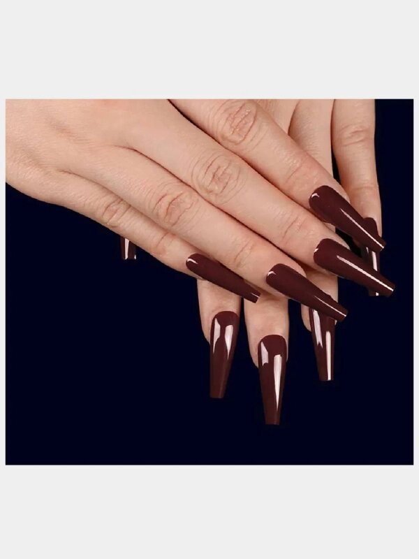 Накладные ногти длинные Балерина