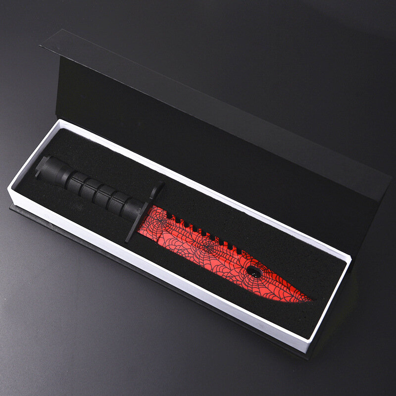 Игровая периферия CSGO, модель M9 байонета, игрушечный нож, пластиковый тренировочный нож, коллекционный, не заточенный