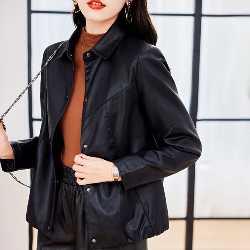 Куртка кожаная