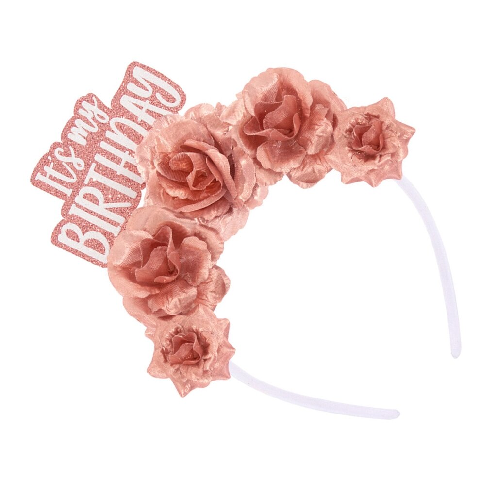 Стильный ободок для девочек на день рождения с дизайном из цветов шампанского Аксессуар для вечеринок