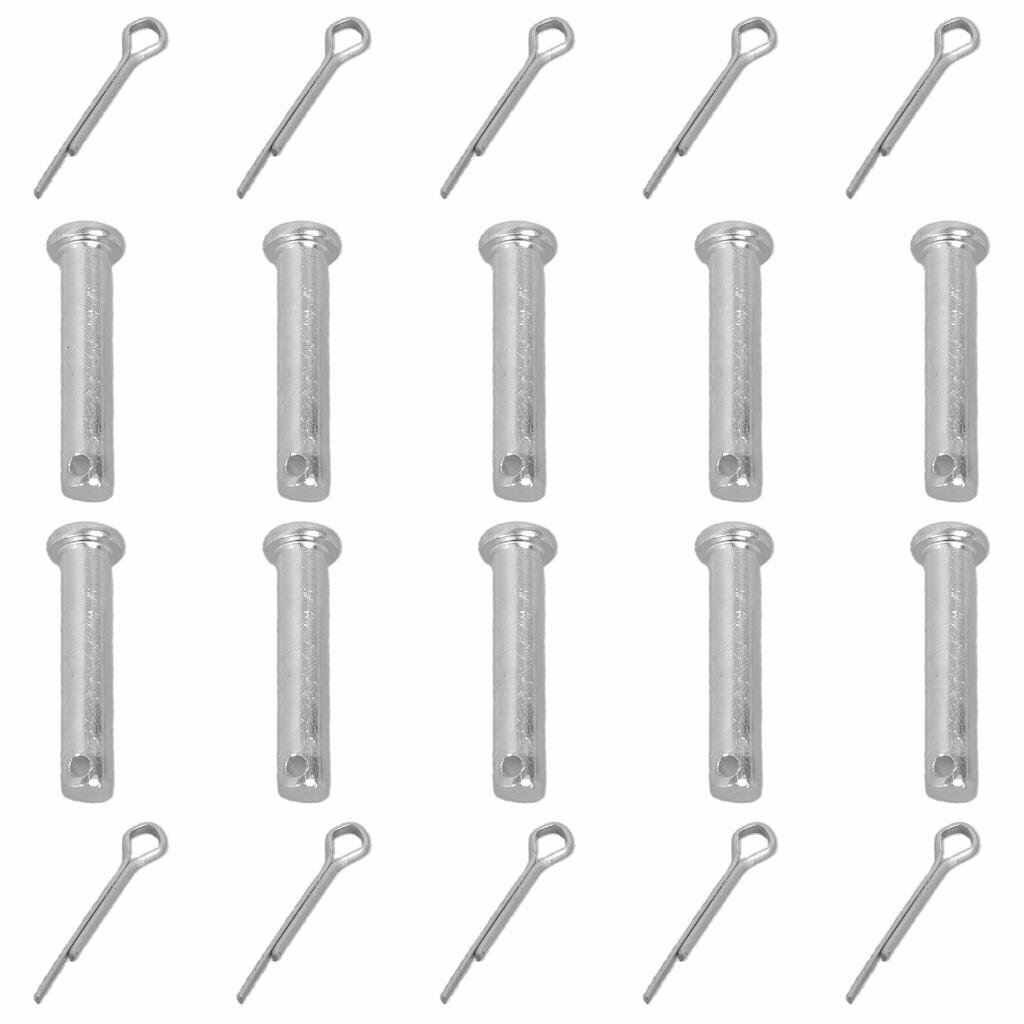 Штифт цилиндрический стальной 10 шт, M8 на 40