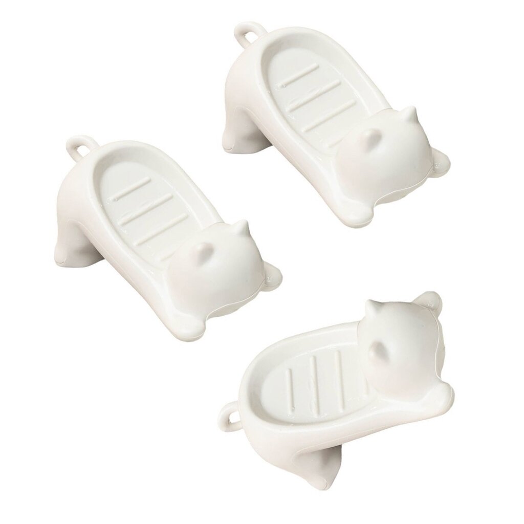 Мультяшный Котенок Держатель Мыльницы Для Ванной Комнаты И Кухонной Раковины Чехол Держатель Мыла Инновационная Сливная Мыльница