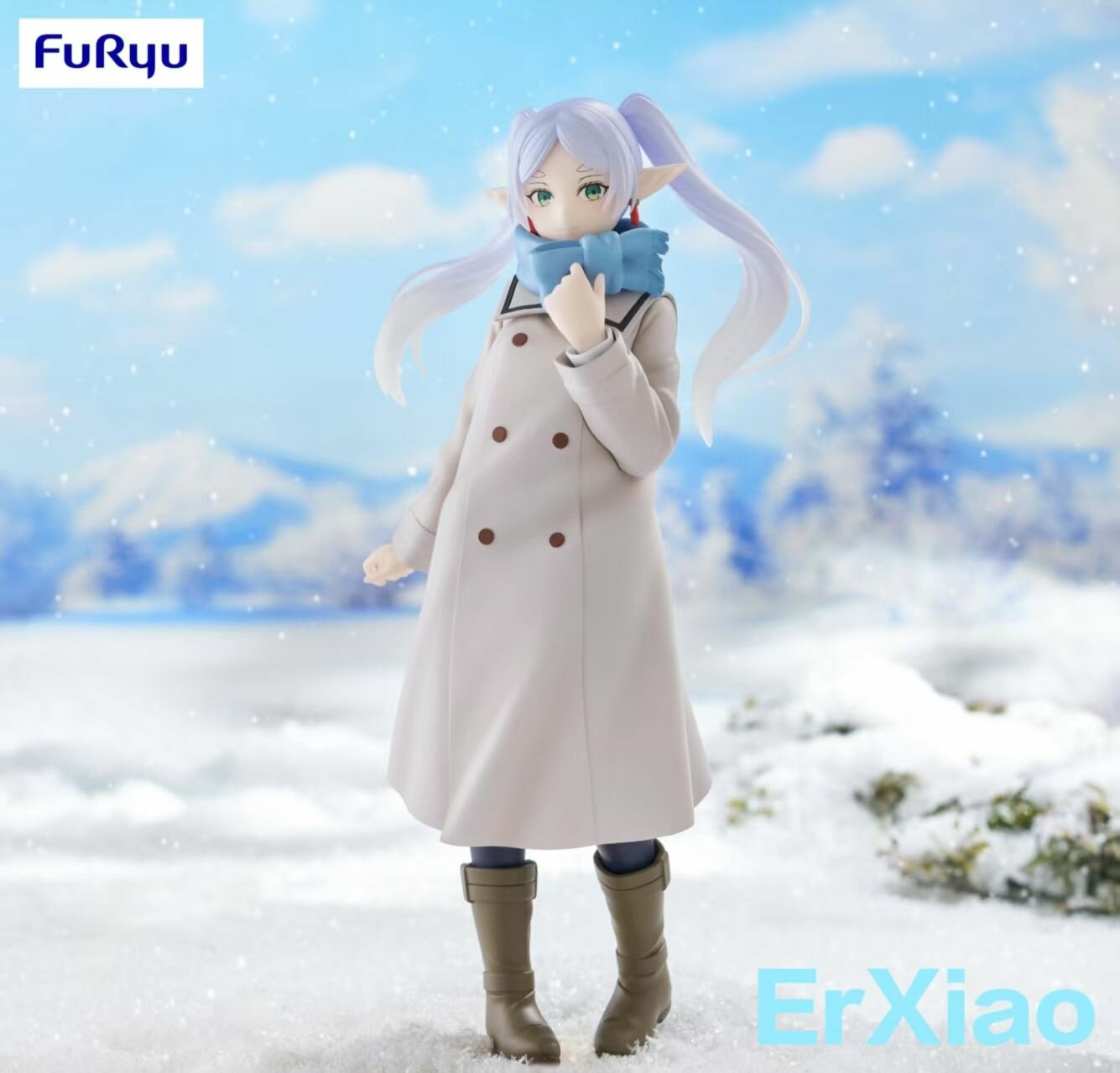 Фигурка FuRyu , Trio-Try-iT Figure , Провожающая в последний путь Фрирен / Sousou no Frieren , Фрирен / Frieren Fuyufuku Ver. 17cm