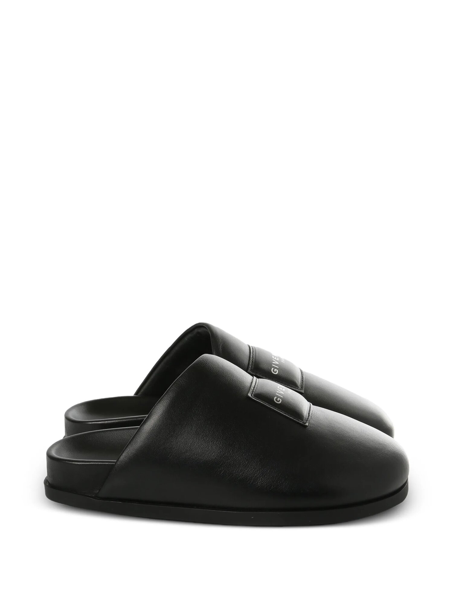 Мюли GIVENCHY Leather mules, размер 37, black/black — фото 1