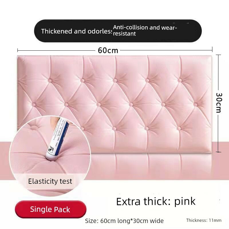 Детские противоударные наклейки на стену, мягкая обивка изголовья, обрамление стены из татами, наклейки у кровати,