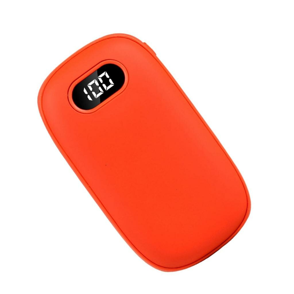 USB-обогреватель для рук с подзарядкой, 6000 мА·ч, красный