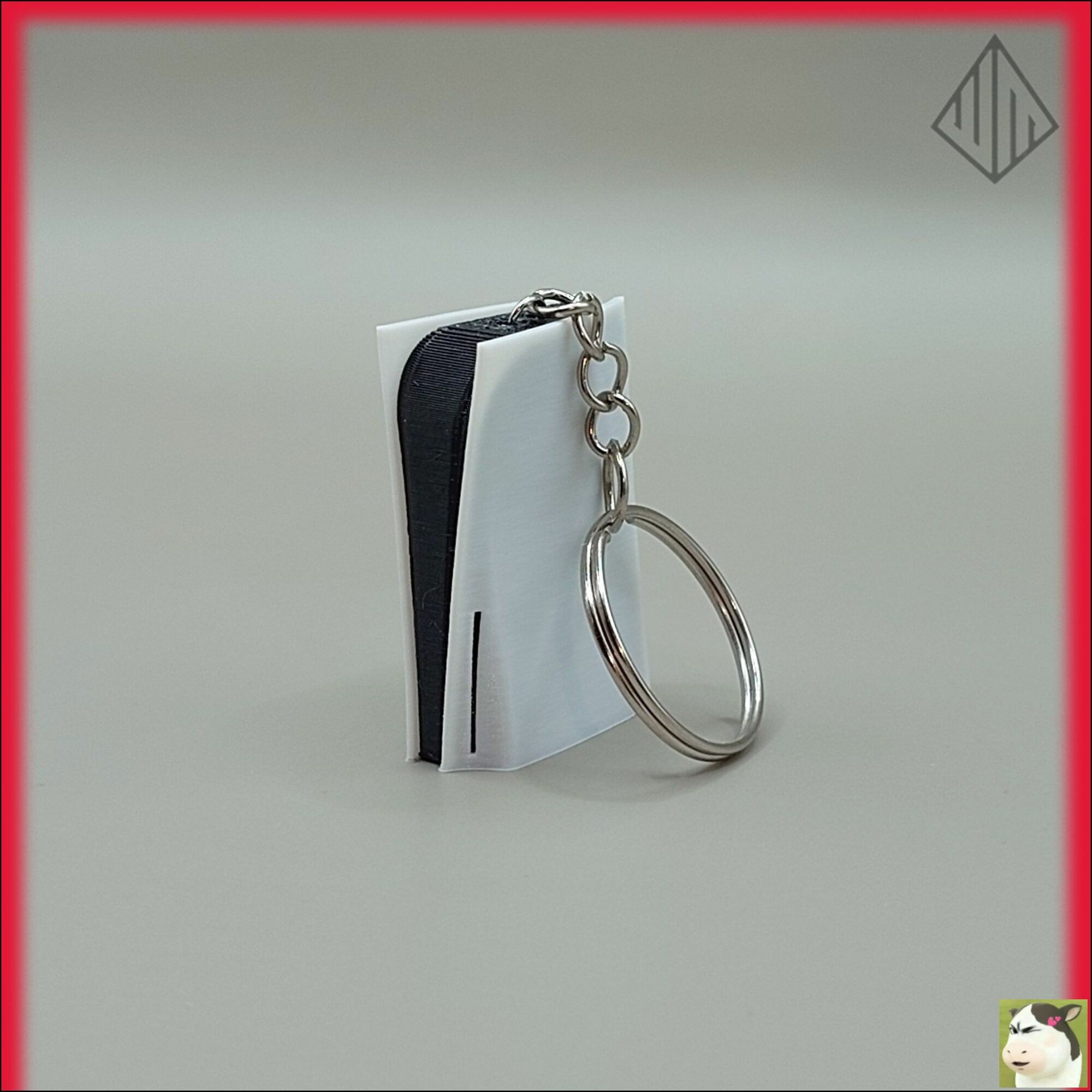 Надёжный ключ от домофона PS5 на цепочке 4 см, в стиле Sony PlayStation, для повседневного использования!