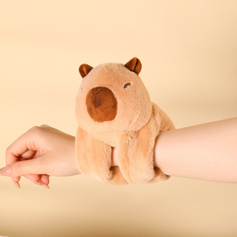 Игрушка-плюшевый выдра с вытянутым хвостом, кольцом-защелкой, капибара, панда, плюшевая игрушка, подарок