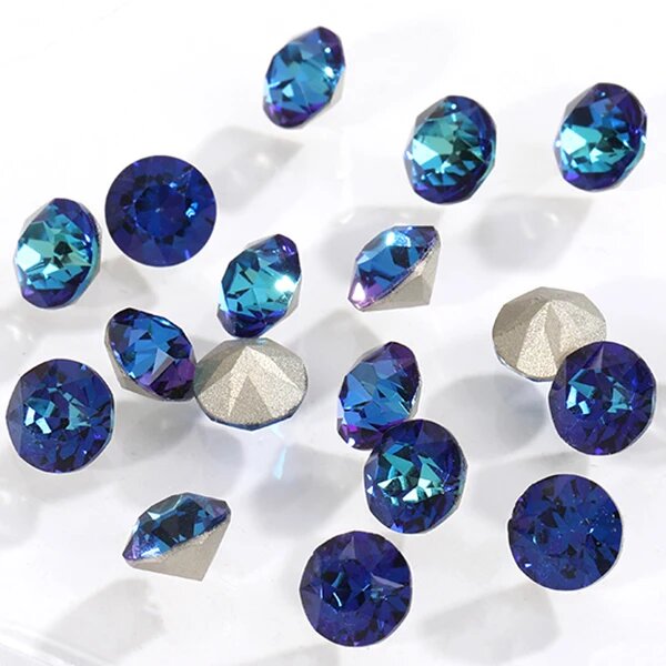 1088 XIRIUS Chaton круглые хрустальные бусины Pointback 4-10 мм горный хрусталь драгоценный камень k9 стеклянные кристаллы для ногтей маленький бриллиант для ювелирных изделий DIY