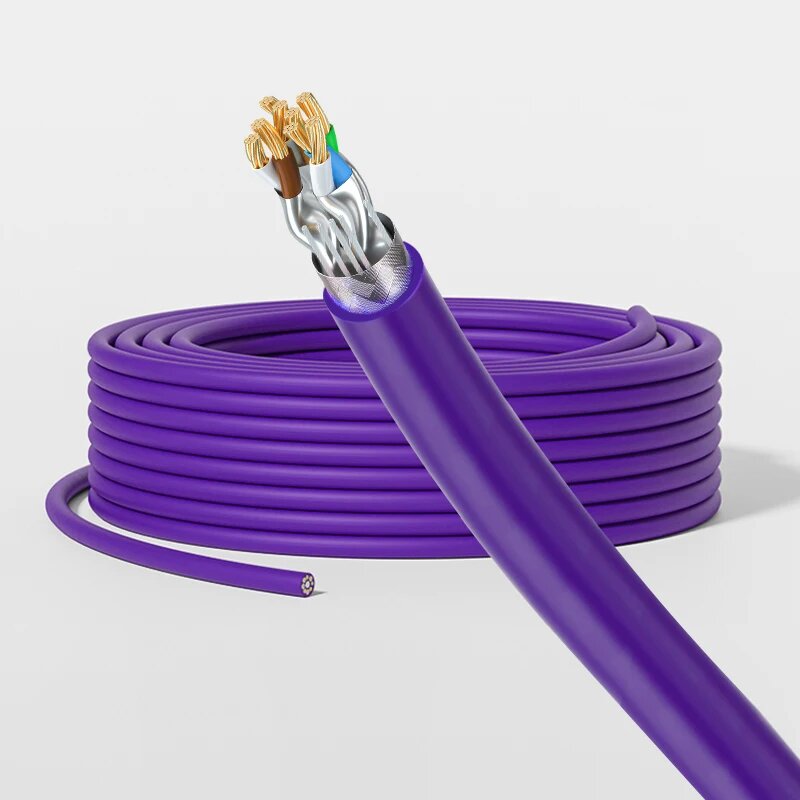 BYXGD Ethernet-кабель красный 20 м Cat6A S/FTP Cat6a PVC, A-4, 30m