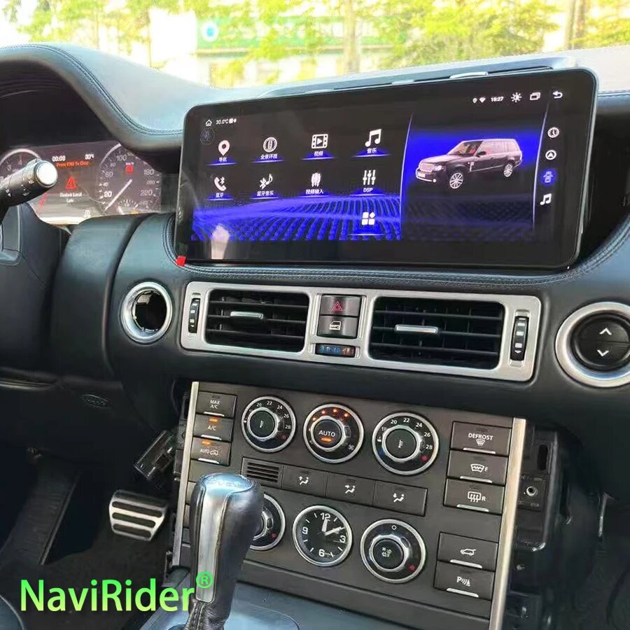 Для Land Rover Range Rover V8 L322 2005-2012 12,3-дюймовый сенсорный экран Android Автомобильный мультимедийный видеоплеер GPS Головное устройство CarPlay 4G 8GB ram X 256GB rom