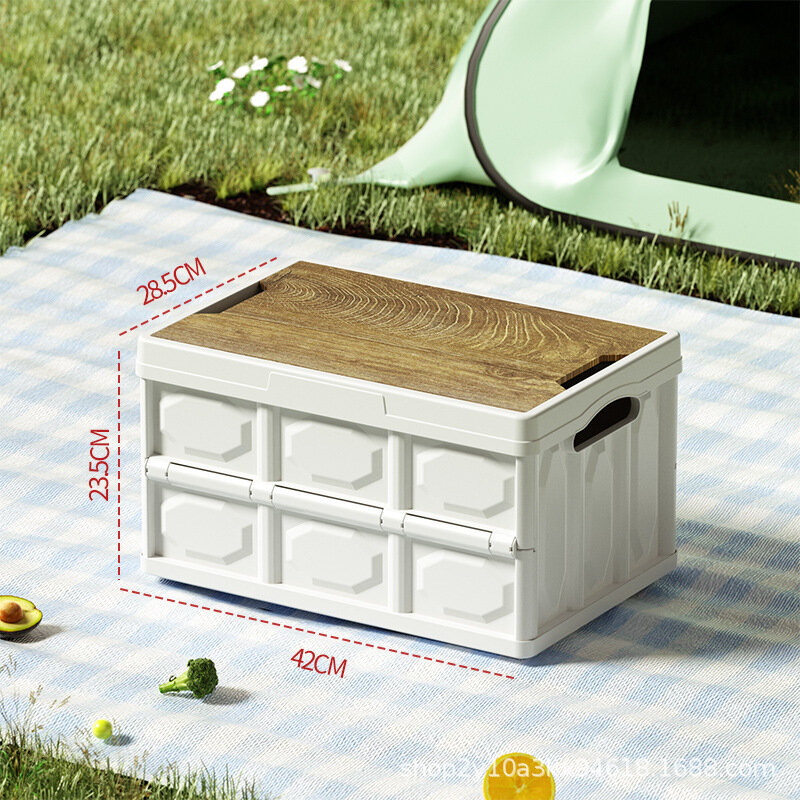 Кемпинговая коробка для хранения на открытом воздухе, складная коробка для багажника автомобиля, пластиковая коробка для хранения, коробка для игрушек