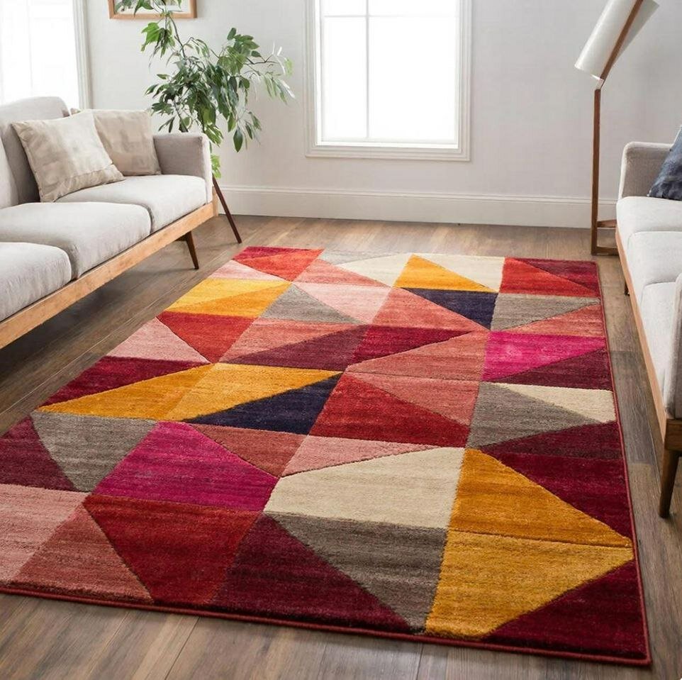 Ковер натуральный шерстяной ручной работы нестондартный тонкая нитка очень нежный и теплый размер 60 на 110