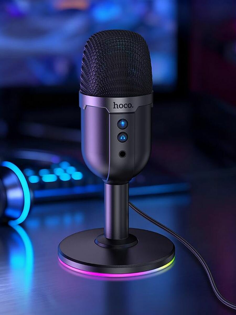 Настольный игровой микрофон для юных киберспортсменов