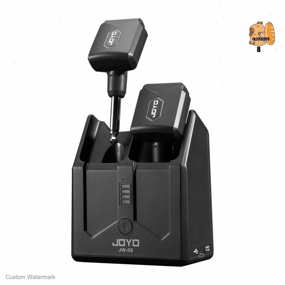 Эксклюзивный цифровой гитарный комплект JOYO JW 06 5.8 ГГц с зарядным кейсом, состоящий из передатчика и приемника для беспроводного соединения