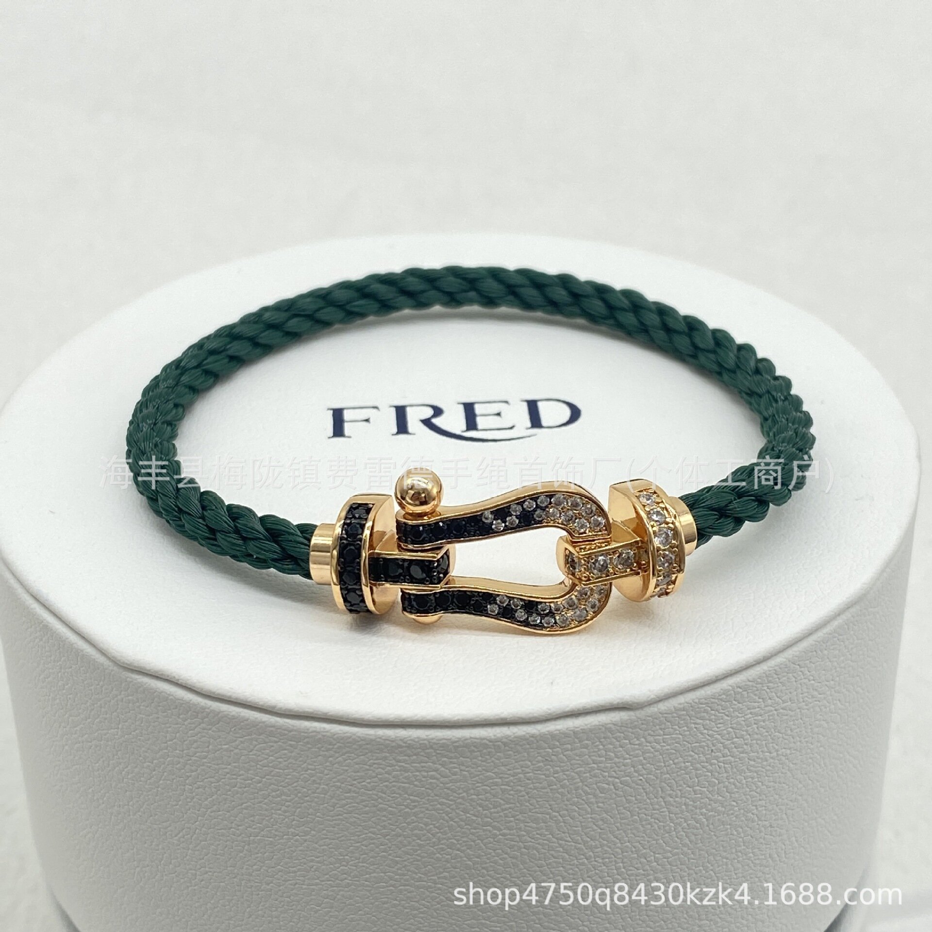 Браслет с пряжкой в виде подковы для мужчин и женщин, красная нить, зодиакальный год, удача, DIY плетеный шнур, стальной браслет, прямая продажа от производителя