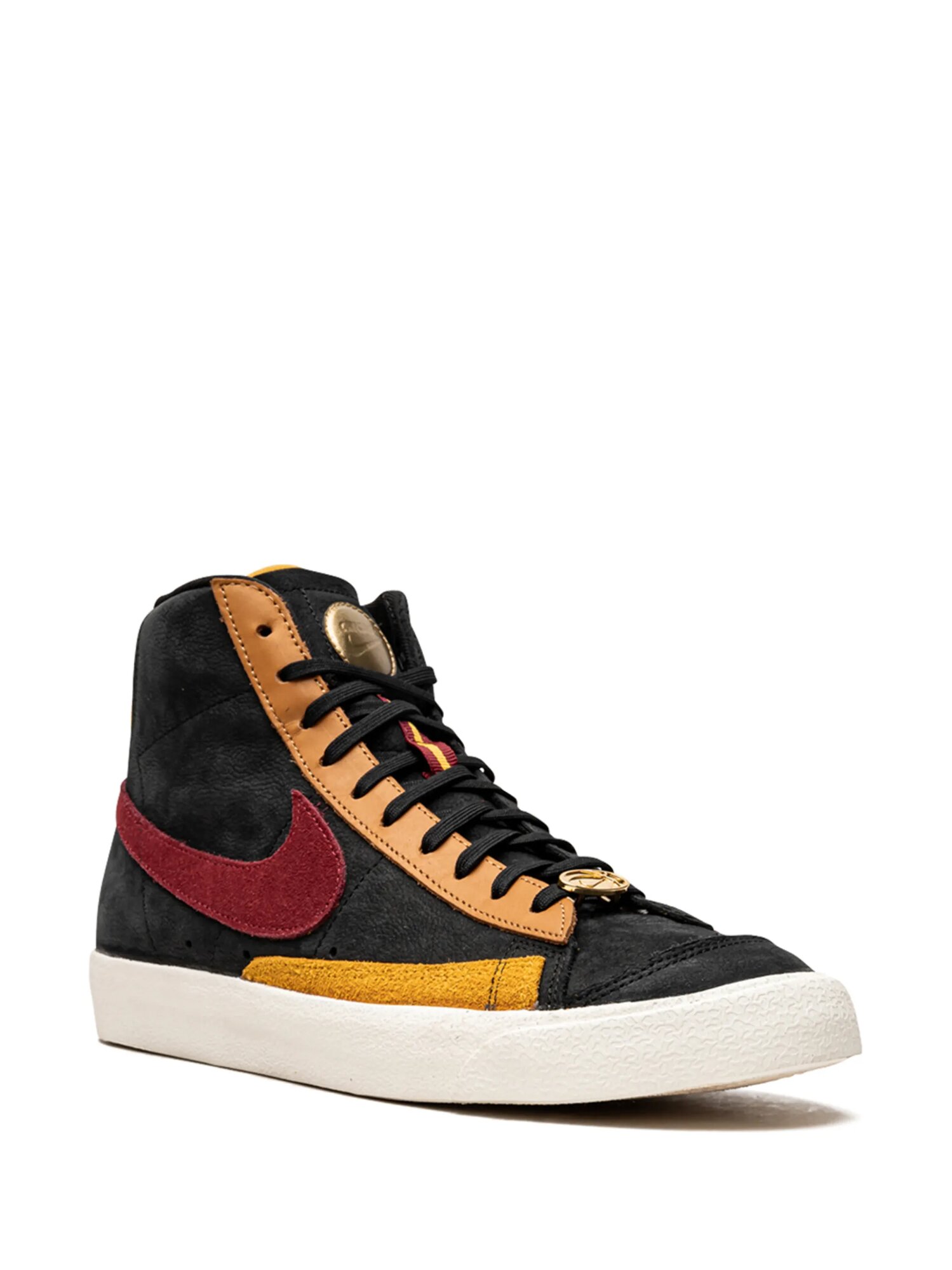 Кроссовки NIKE Blazer Mid 77 QS Mid, размер 11.5 US, чёрный — фото 1