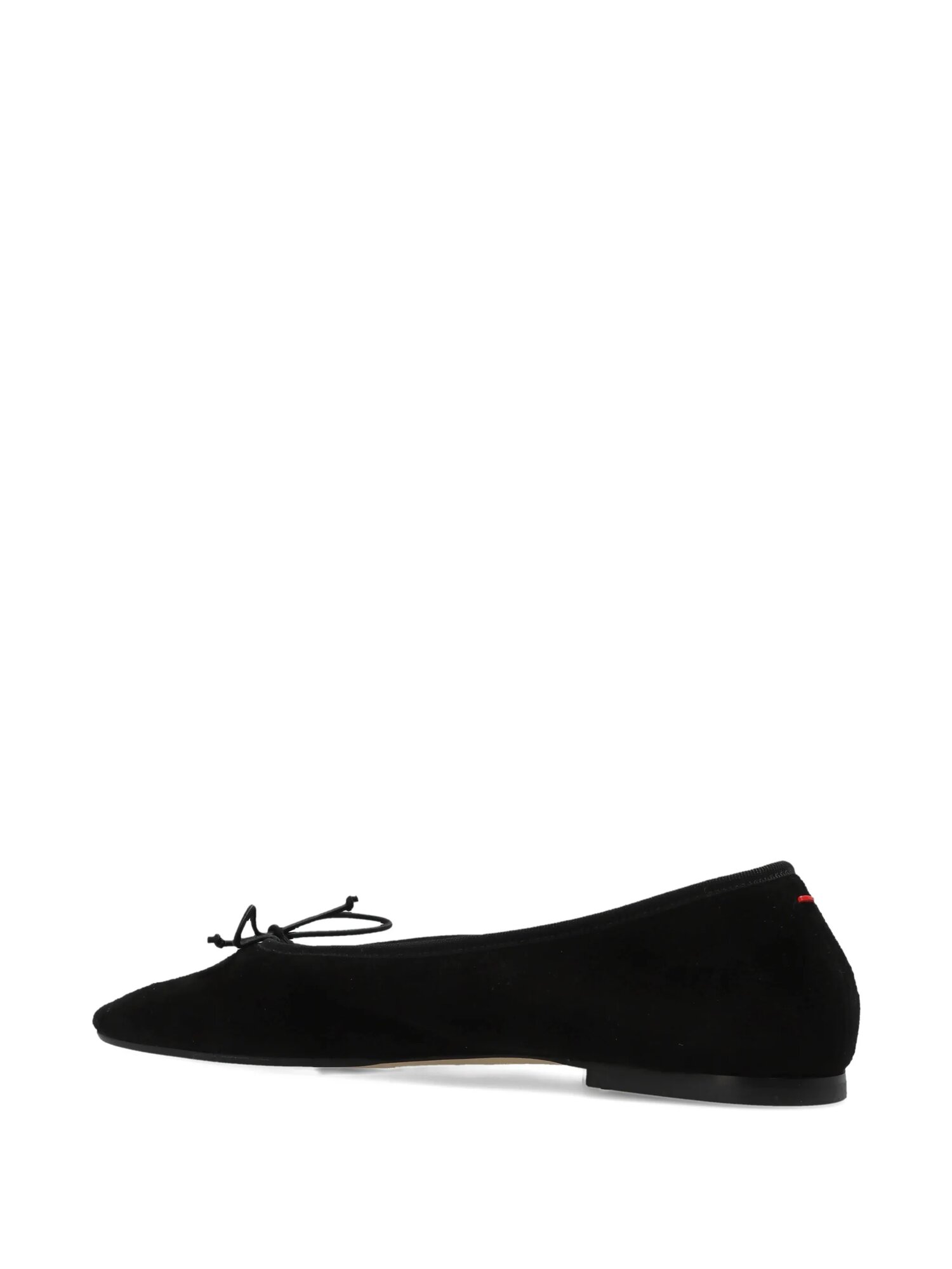 Балетки Aeyde Bow-detail ballet flats, размер 41, black/black — фото 1