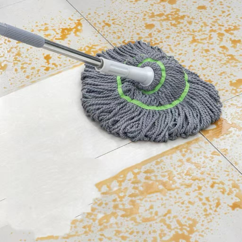 Телескопическая швабра с отжимом, регулируемая ручка, для всей семьи.