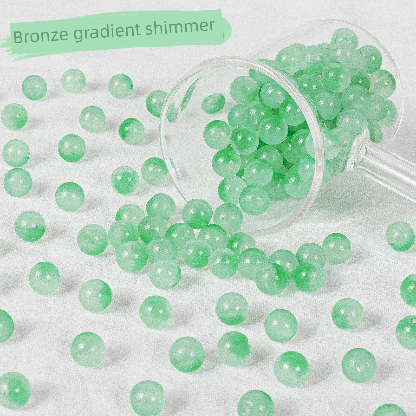 Набор глазурованных бусин с эффектом кракле для детей, рассыпные бусины для рукоделия, материалы для изготовления