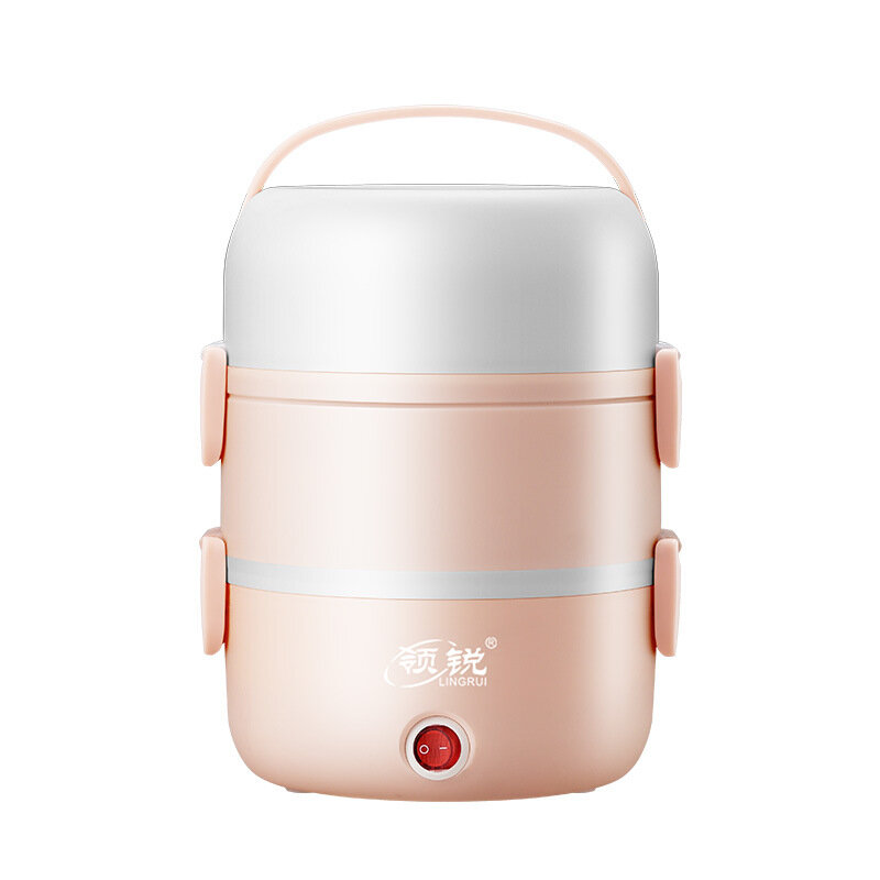 Электрическая обеденная коробка с самонагревом, подключаемая к розетке, паровая обеденная коробка, бенто-бокс, артефакт для горячих блюд, электрическая плитка