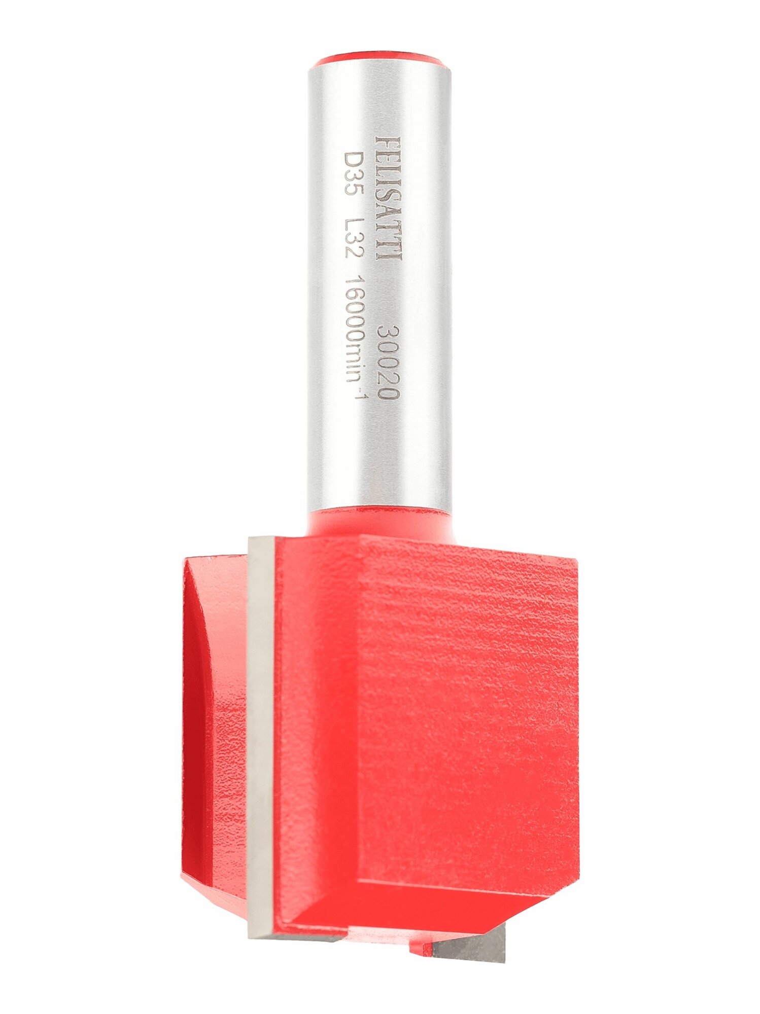 FELISATTI Фреза пазовая прямая 35 х32мм хв. 12мм 30020