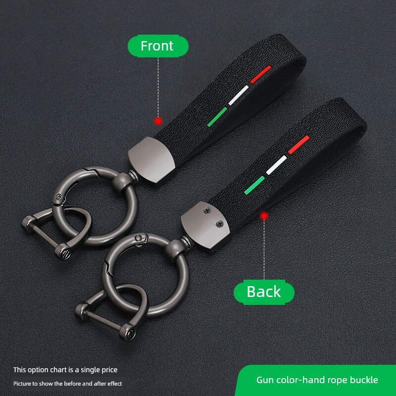 Брелок-ручная лента с темно-серым цветом для автомобильных ключей, стильный аксессуар с люминесцентными свойствами