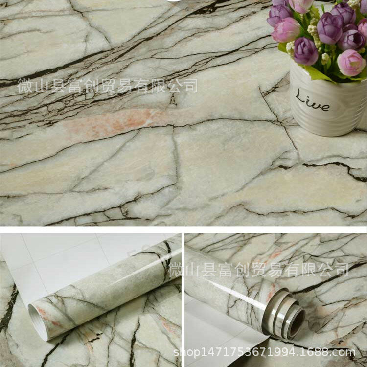 Утолщенные мраморные наклейки для кухни, маслостойкие, водонепроницаемые, самоклеящиеся, для плиты, шкафа, столешницы, ванной, плитки, стен