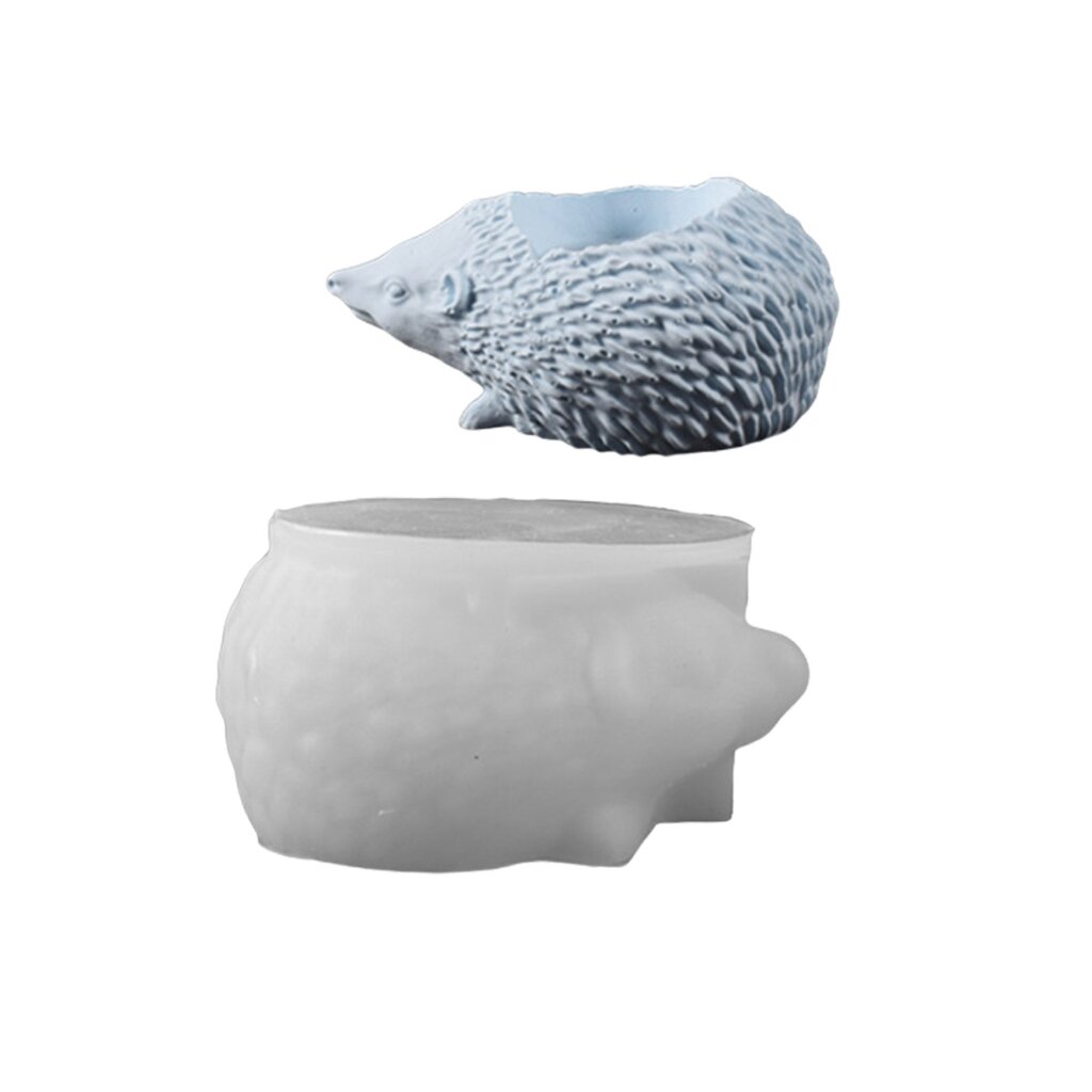 Форма Из Смолы В Форме Ежа Для Подсвечника Силиконовая Эпоксидная Литейная Форма С Контейнером Для Хранения Животных Craft Box