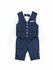 Комбинезон ColoriChiari Bow buttoned suit (set of five), размер 2 года, Синий пр...