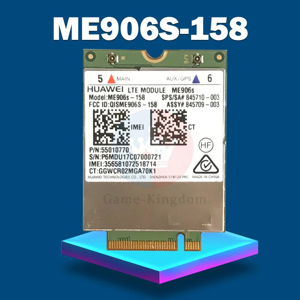 Huawei ME906S Hp Мобильная широкополосная карта для HP 820 840 850 G4 LT4132 LTE HSPA + 4G модульная фотография