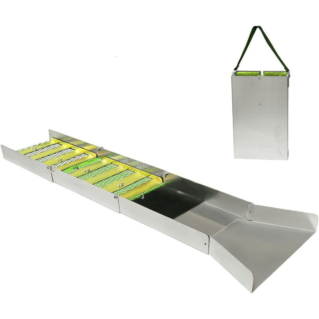 Металлический шлюз для добычи золота