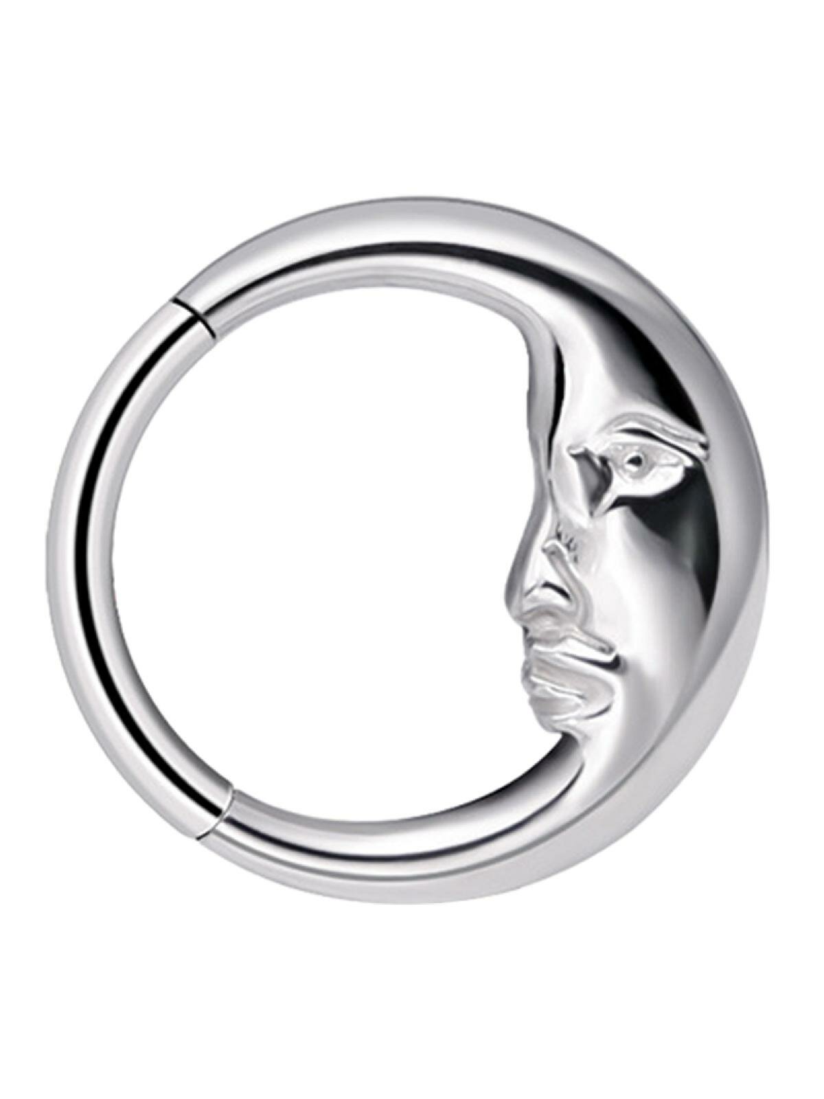 Модный зажим для носа, характерные кольца для носа в форме луны для женщин