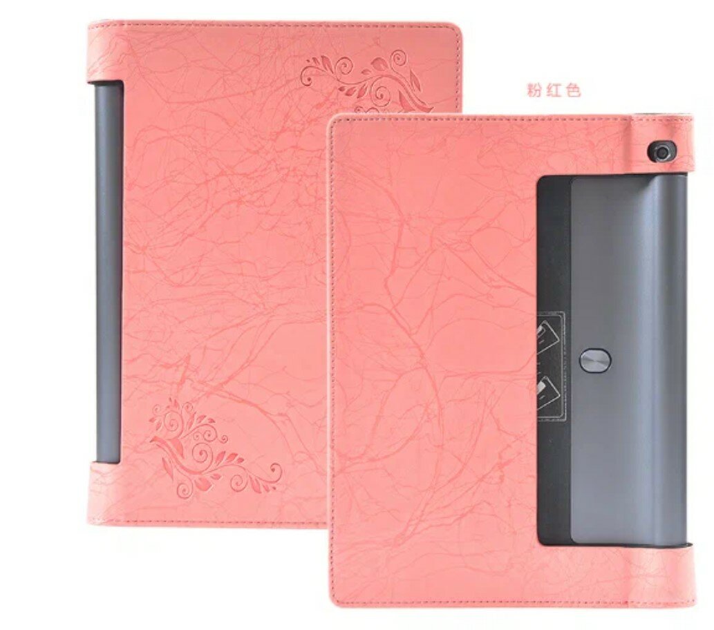 Чехол MyPads для планшета Lenovo Yoga Tablet 10 3 16Gb 4G (YT3-X50M/X50L/ZA0K0006RU) 10.1" розовый натуральная кожа