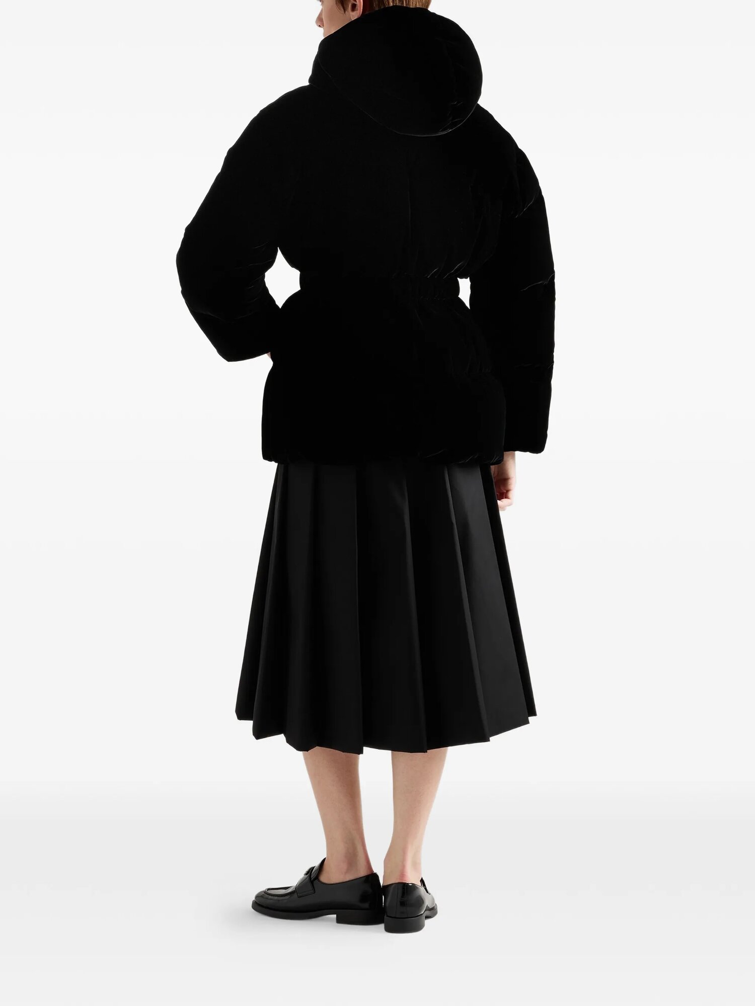 Куртка Prada Velvet puffer jacket, размер 44 — фото 1
