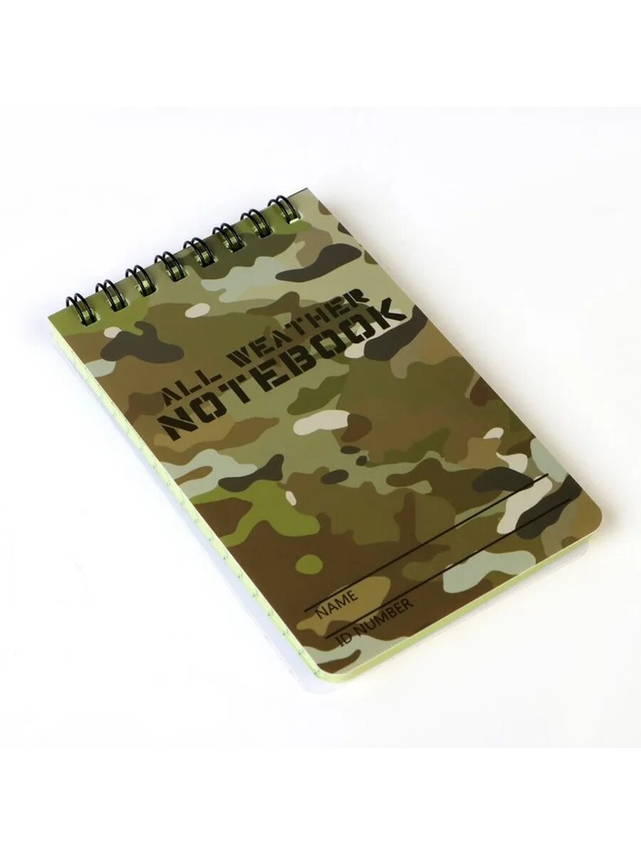 Влагостойкий блокнот для туризма и тактики