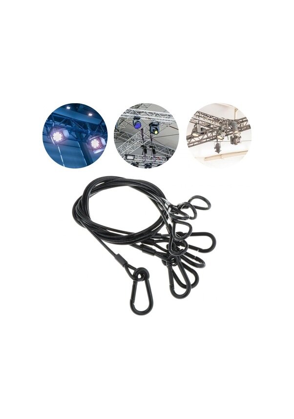 Кабели для сценического освещения Party Black, 33 дюйма, 5 шт.