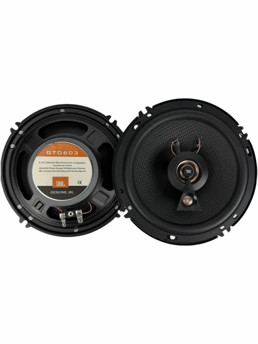 Автомобильные колонки, GTO-603, 2 шт, 16,5 см, 60-21000 Hz, 3 полосы,