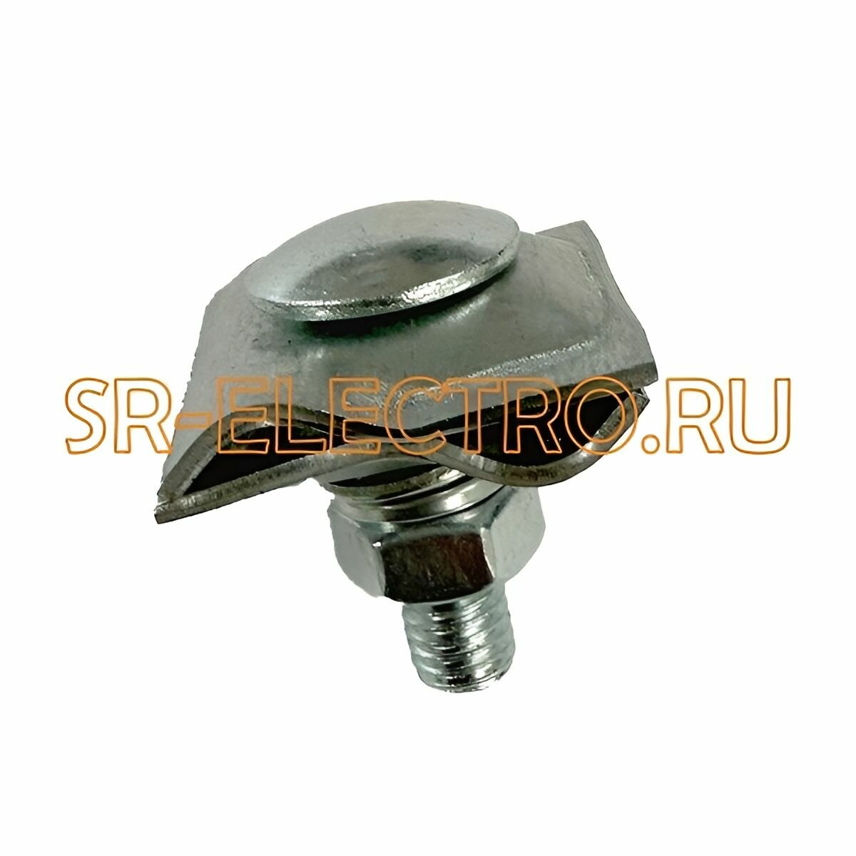 Зажим соединительный круглого проводника 6-12мм оцинкованный