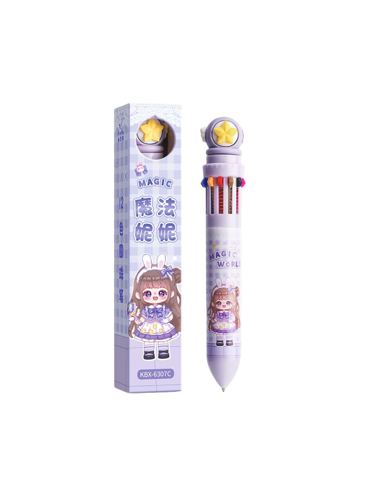 Шариковая ручка 10/12 Цветов 0,5 мм Разноцветная ручка Back to School Pen