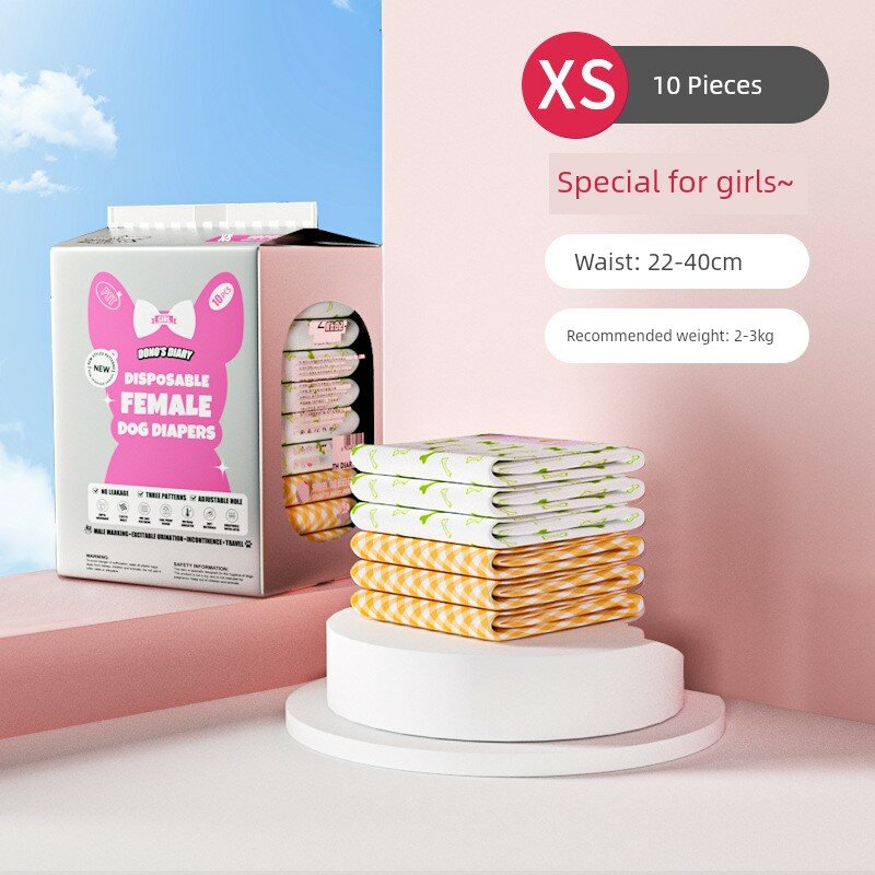 Трусики-подгузники для собак Diary of Growth, физиологические, для кобелей, менструальные, гигиенические прокладки