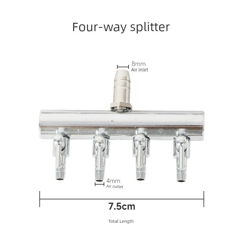 Аквариум, пруд, регулировка объема воздуха, переключатель из нержавеющей стали, кислородный клапан, аквариумный
