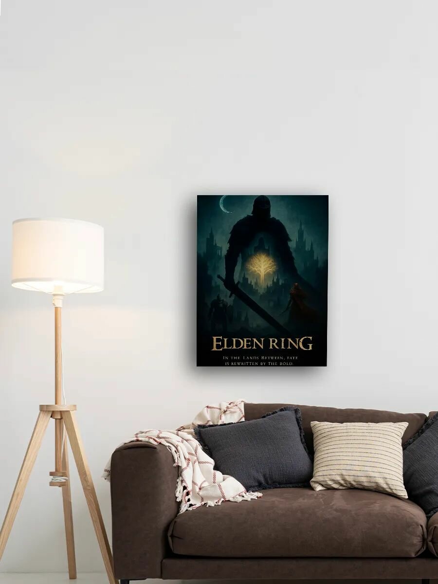 Постеры на стену для интерьера Elden Ring , плакат 1шт, А4 размер. — фото 1